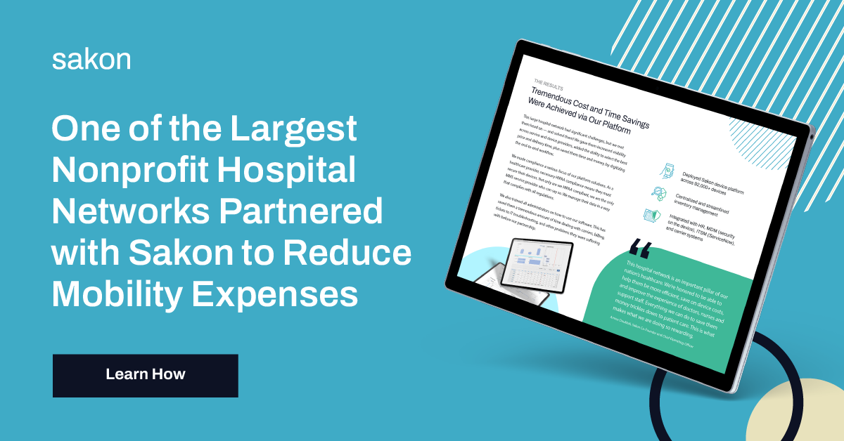 One of the Largest Nonprofit Hospital Networks Partnered with Sakon