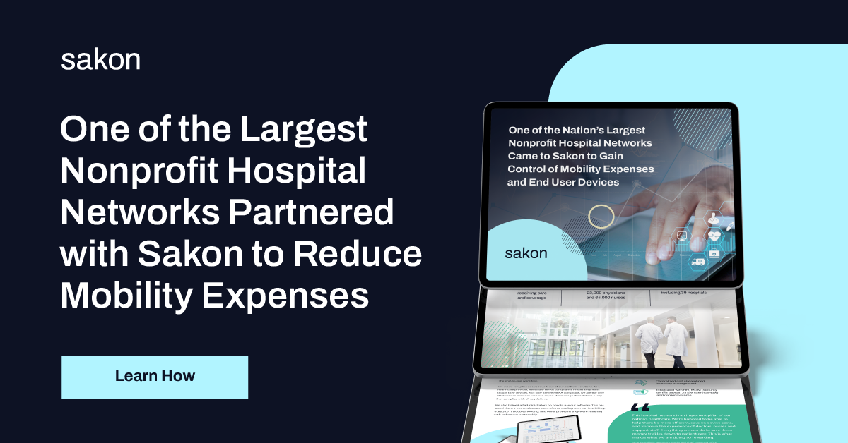 One of the Largest Nonprofit Hospital Networks Partnered with Sakon